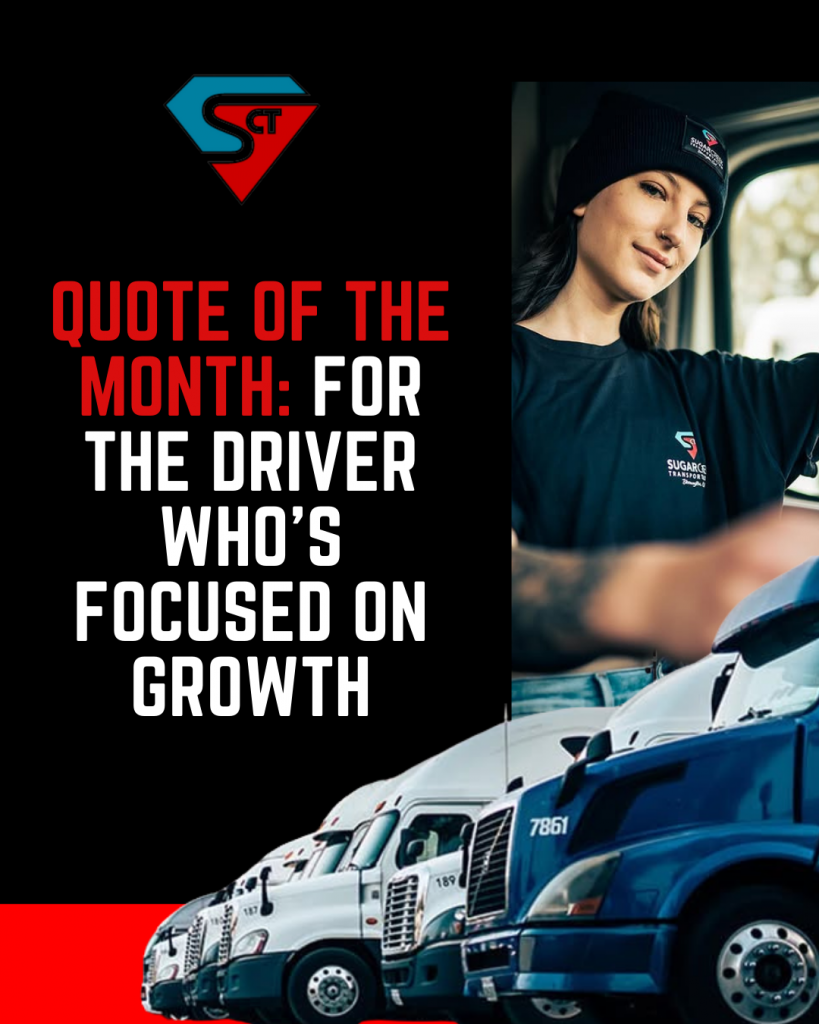 Quote of the Month: For the Driver Who’s Focused on Growth - SUGAR ...